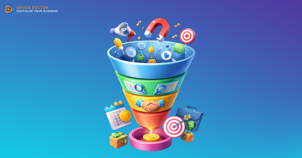 Digital marketing funnel for B2B companies in India